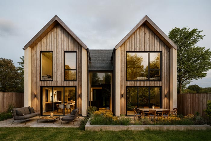 Twin Gables | 4 Bedroom House Design | Palmer + Partners